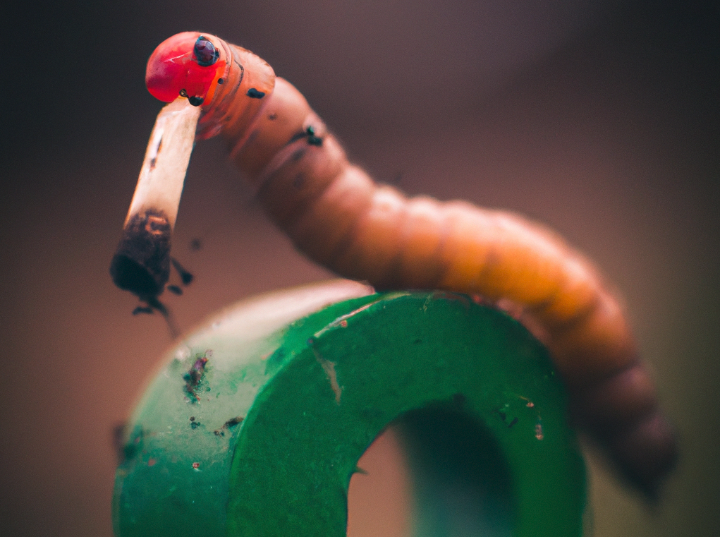 Worms can also get the munchies from Cannabis